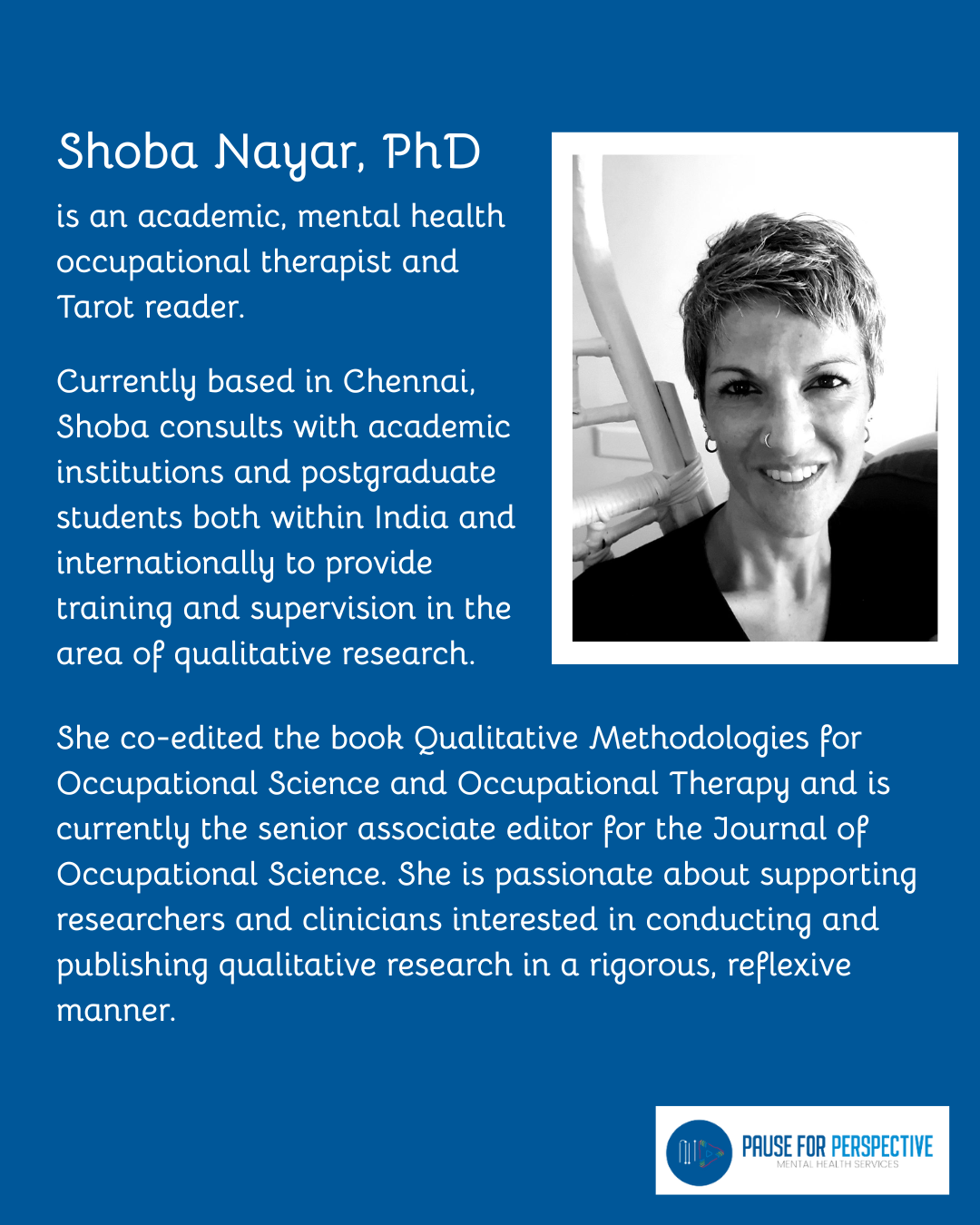 Qualitative Research Workshop Series – Pause for Perspective